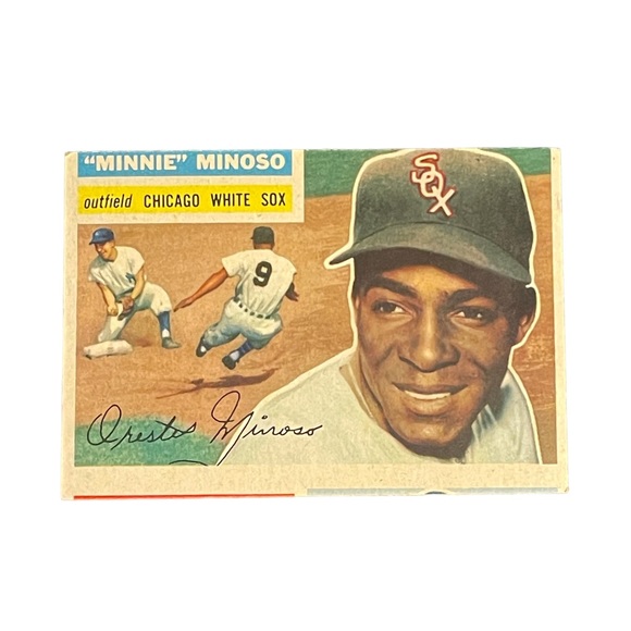 Other | 1956 Topps 125 Minnie Minoso Gray Back Rare Cut Good Condition ...
